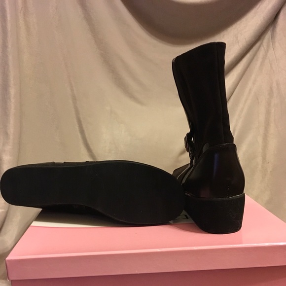 Shoes | Fitzwell Willow Leather Wedge Boot | Poshmark